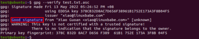 A Practical Guide to GPG Part 5: Digital Signature - LinuxBabe