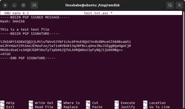 A Practical Guide to GPG Part 5: Digital Signature - LinuxBabe