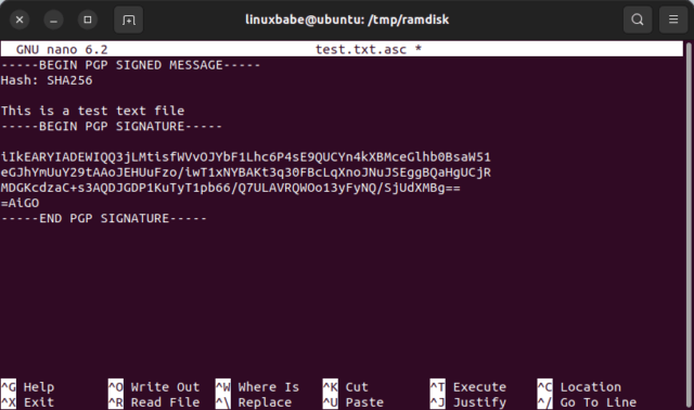 A Practical Guide to GPG Part 5: Digital Signature - LinuxBabe