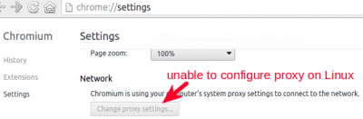 Configure Proxy for Chromium and Google Chrome From Command Line