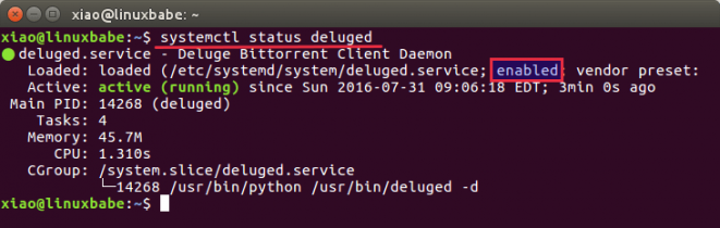 Ubuntu deluge client - vastalert
