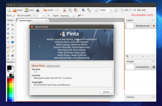 Install Latest Pinta Image Editor on Ubuntu 16.04/14.04 - LinuxBabe