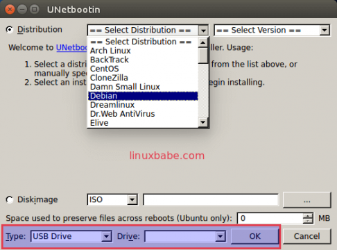 How to install and Use Unetbootin Linux Live USB Creator - LinuxBabe