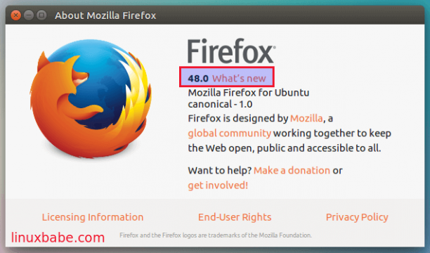 Install Firefox 48 on Ubuntu 16.04/14.04 and Enable Multi Process