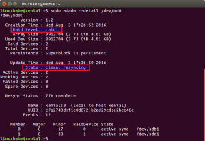 How to Set Up Software RAID 1 on an Existing Linux Distribution