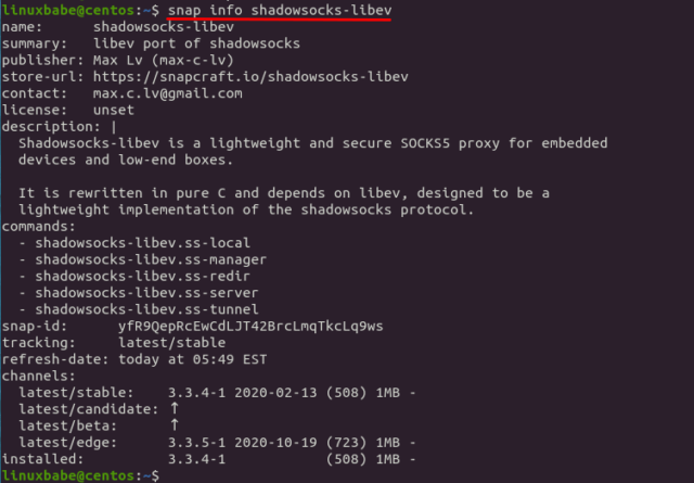 How to Set Up Shadowsocks-libev Proxy Server on CentOS