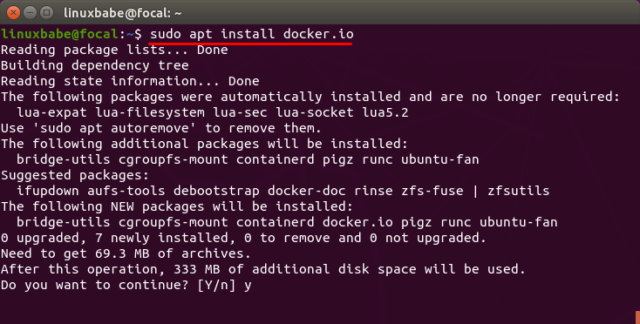 How to Install Docker on Ubuntu 22.04, 20.04 - LinuxBabe