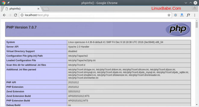 How to Install Apache, MariaDB, PHP7 (LAMP) on openSUSE Leap 15.1