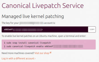 Canonical Livepatch Service: Patch Linux Kernel on Ubuntu without Reboot