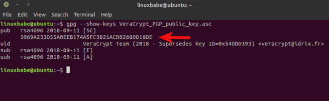 How To Verify Pgp Signature Of Downloaded Software On Linux Linuxbabe