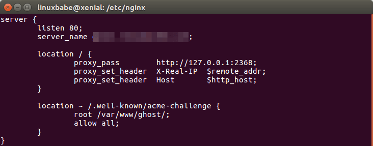 How to Install Ghost Blogging Platform on Ubuntu 16.04 Server - LinuxBabe