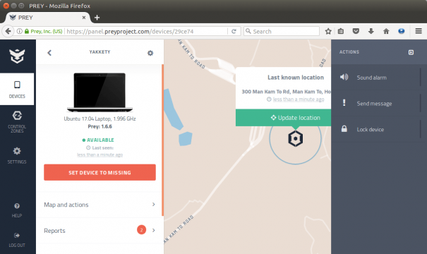 Use Prey to Protect Your Ubuntu Linux Laptop from Theft - LinuxBabe