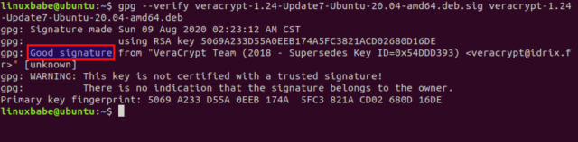How to Verify PGP Signature of Downloaded Software on Linux - LinuxBabe