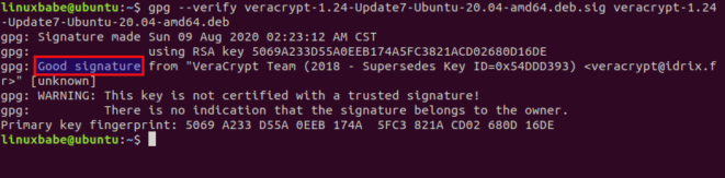 How to Verify PGP Signature of Downloaded Software on Linux - LinuxBabe