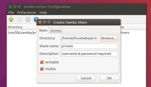 How to Use System-Config-Samba on Ubuntu 16.04 - LinuxBabe