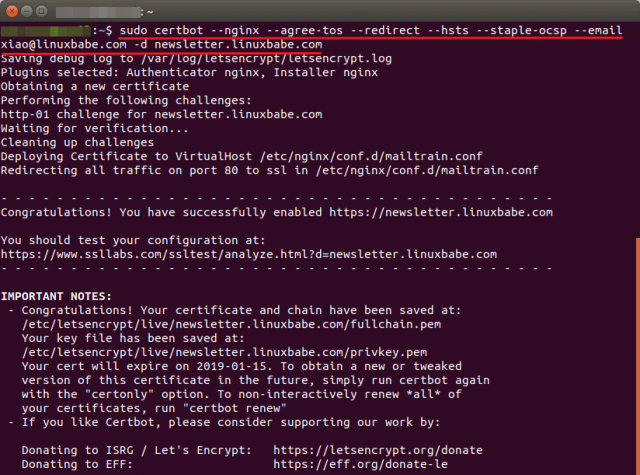 Install Mailtrain v1.24 on Ubuntu 20.04 Server Without Docker - LinuxBabe