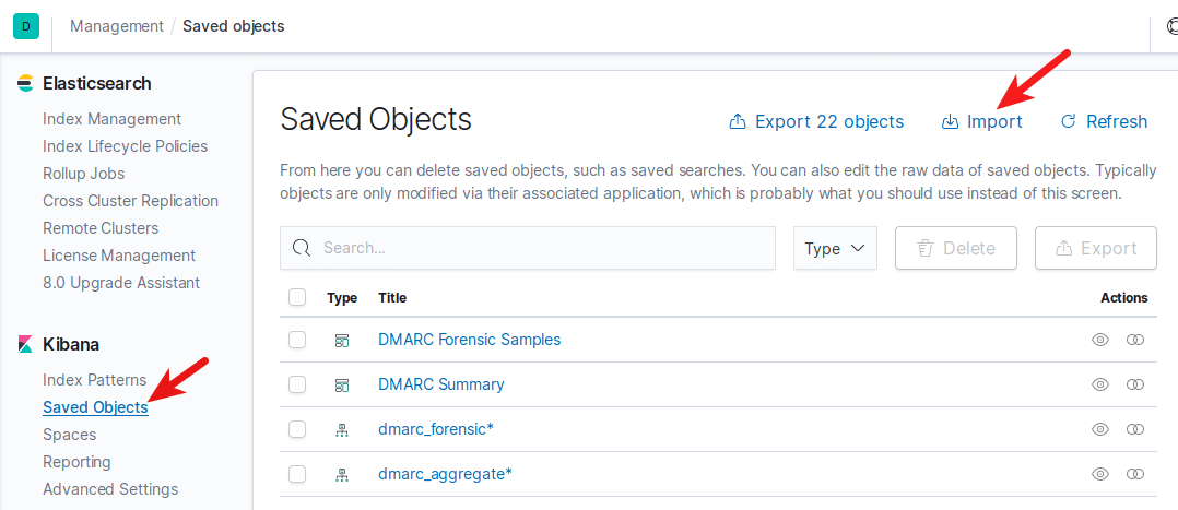parsedmarc kibana objects - LinuxBabe