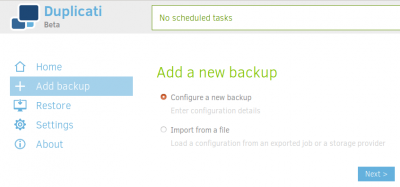 Use Duplicati to Back Up Files on Debian, Ubuntu, Linux Mint