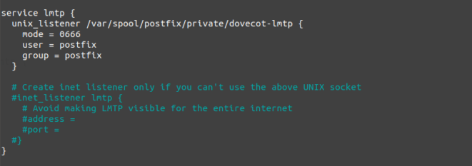 dovecot lmtp - LinuxBabe