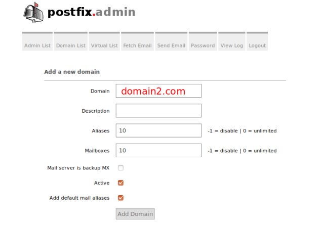 How To Host Multiple Email Domains In Postfixadmin On Debian Linuxbabe