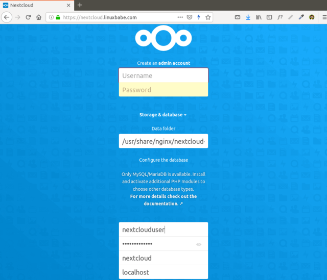Install NextCloud on Ubuntu 20.04 with Nginx (LEMP Stack) - LinuxBabe