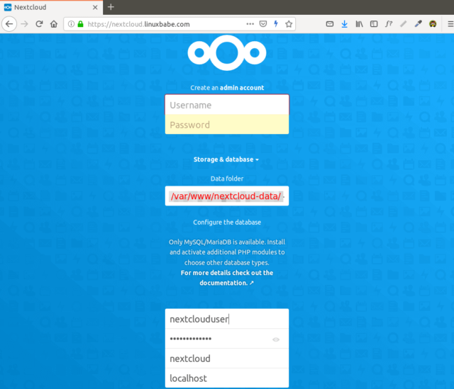 Install NextCloud on Ubuntu 20.04 with Apache (LAMP Stack) - LinuxBabe