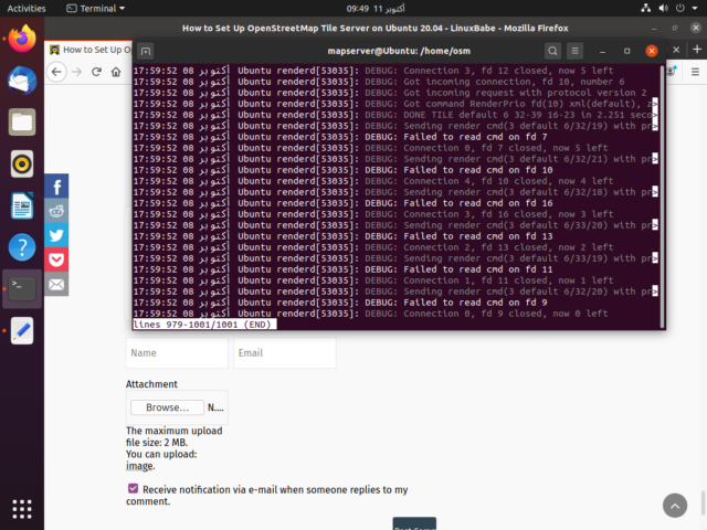 How to Set Up OpenStreetMap Tile Server on Ubuntu 20.04 - LinuxBabe