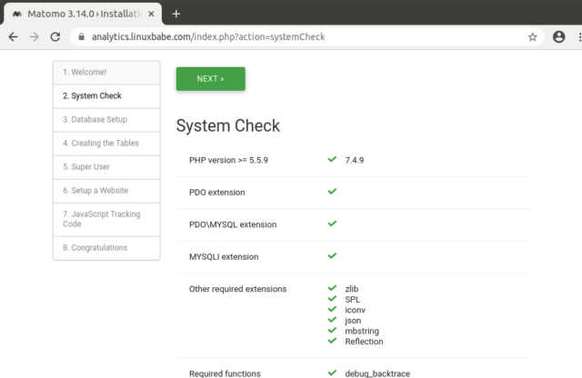 Install Matomo Web Analytics (Piwik) on Ubuntu 20.04 with Apache/Nginx