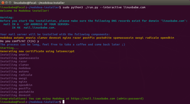 How to Quickly Set Up a Mail Server on Ubuntu 20.04 with Modoboa