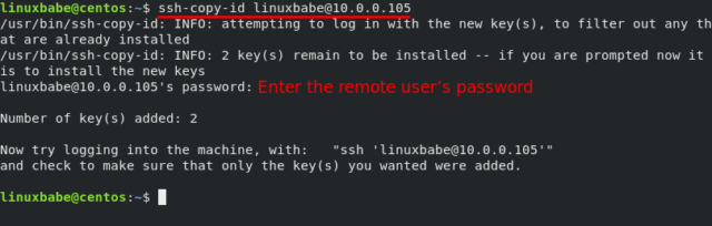 2 Simple Steps to Set Up SSH Public Key Authentication on CentOS