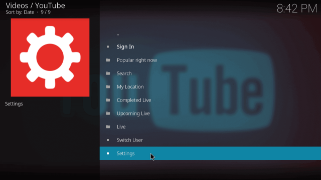How to Install the YouTube Add-on in Kodi - LinuxBabe