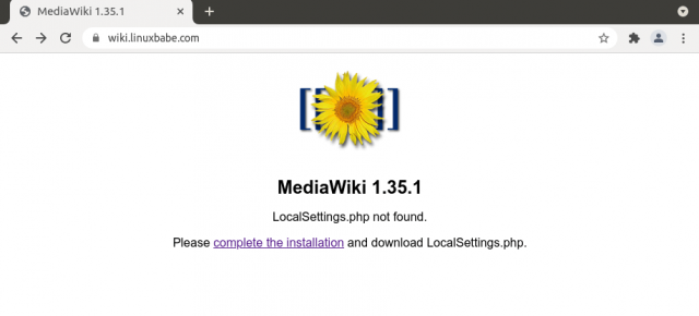 How to Install MediaWiki on Ubuntu 20.04 with Apache/Nginx - LinuxBabe