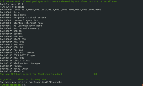How to Migrate From CentOS 8 to Rocky Linux 8/Alma Linux 8 - LinuxBabe