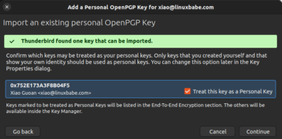 How to Encrypt Emails with OpenPGP in Thunderbird (2022) - LinuxBabe