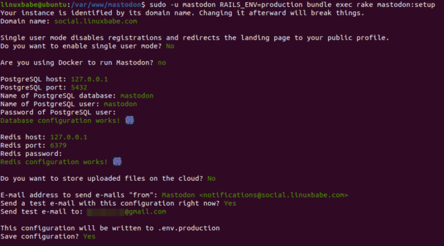 How to Install Mastodon on Ubuntu 22.04/20.04 Server - LinuxBabe
